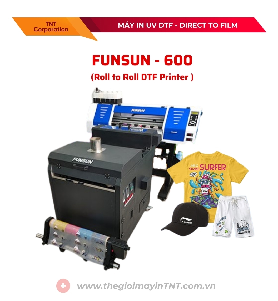 Máy in Kỹ Thuật số FunSun FS - 600 Roll to Roll DTF Printer